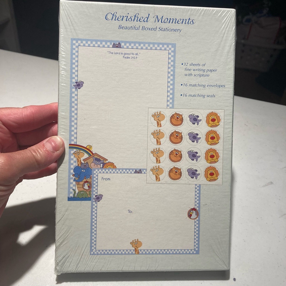 Cherished Moments | Office | Cherished Moments Noahs Ark Stationery Set ...